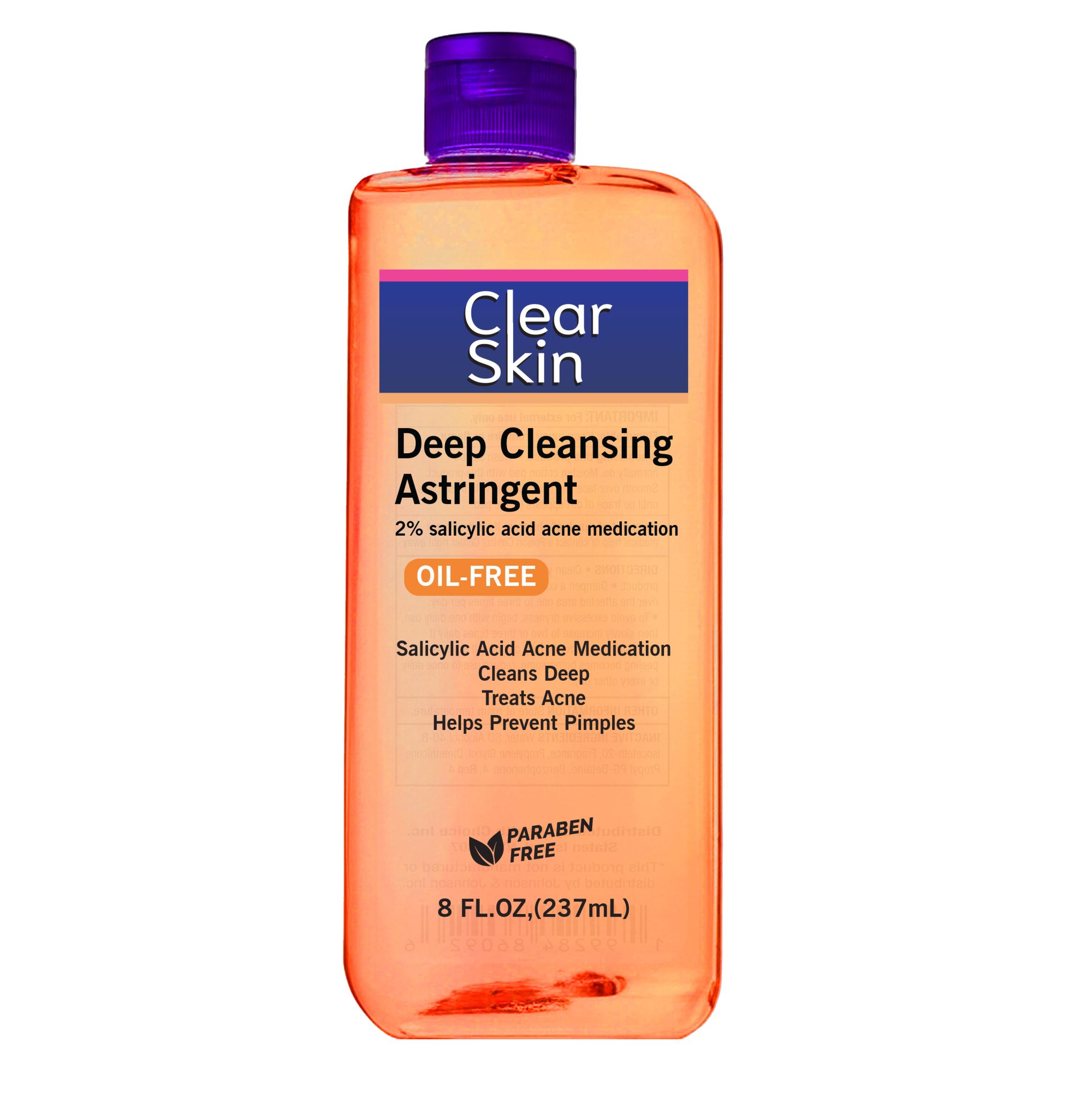 Clean Skin Astringent, Compared to Clean & Clear Deep Cleansing ...